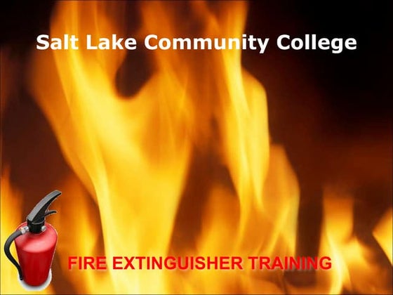 Fire Extinguisher Safety Training | PPT