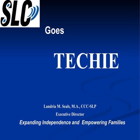 Slc Goes Techie | PPT