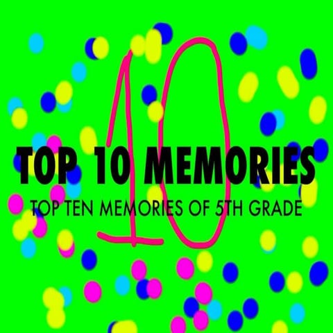 Ben's top 10 memories | PPTX