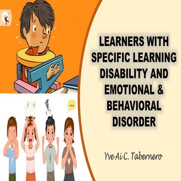 SLD and EBD (categories)- Yve Ai C. Tabernero.pptx