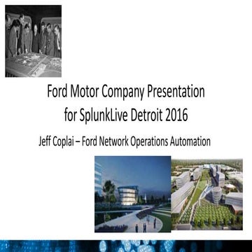 Customer Presentation - Ford Network Operations Adminstration | PPTX ...