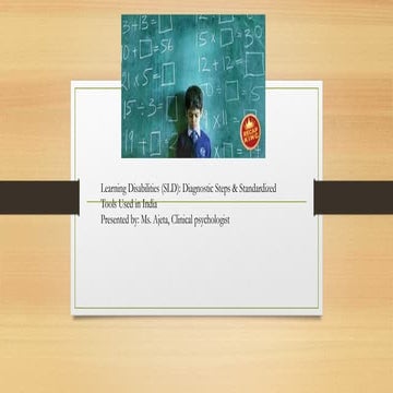 SPECIFIC LEARNING DISABILITY TEST tests by ajeta.pptx