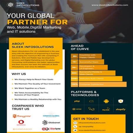 Brochure of Sleek InfoSolutions. | PDF