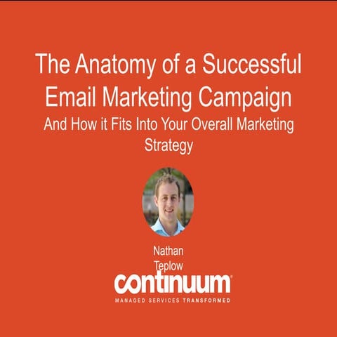 The Anatomy of a Successful Email Marketing Campaign | PPTX