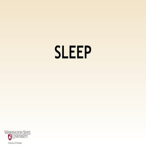 Sleep | PPT