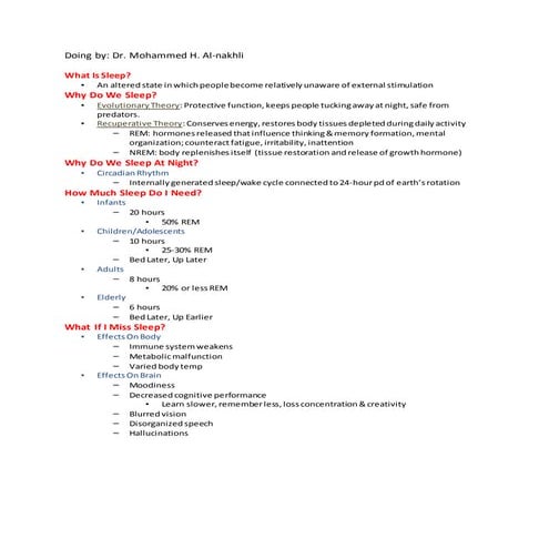 Sleep wake cycle | DOCX