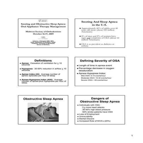 Sleep apnea | PDF