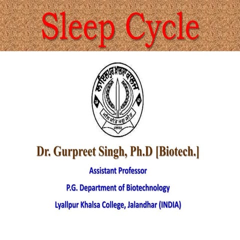 Sleep cycle | PPTX