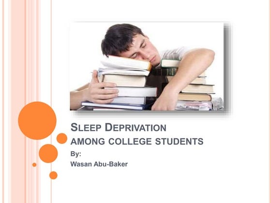 Sleep deprivation powerpoint | PPT
