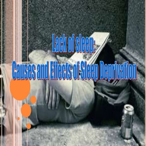 Sleep deprivation | PPT | Sleep Disorders | Diseases and Conditions