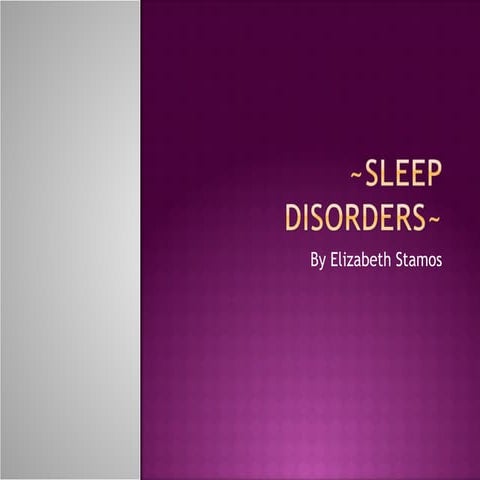 Sleep disorders_ | PPT