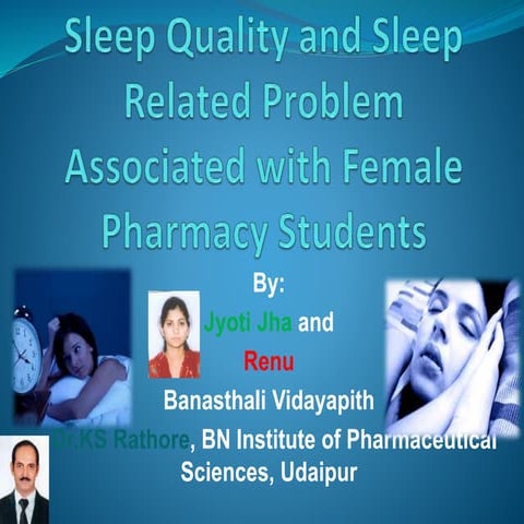 Sleep disorders | PPTX