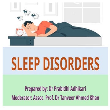 sleep disorders diagnosis ,patho physiology and management | PPT