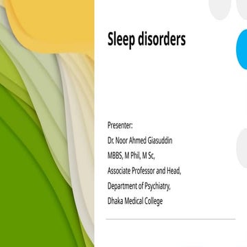 Sleep Disorders an overview of common sleep issues.pptx