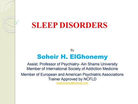 presentation on Sleep patterns of humans and their eeg pattern | PPTX