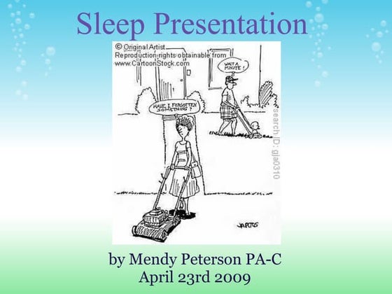 Importance of sleep | PPT
