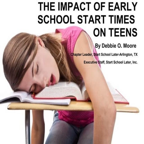 The Impact of Early School Start Times on Teens | ODP | Sleep Disorders ...