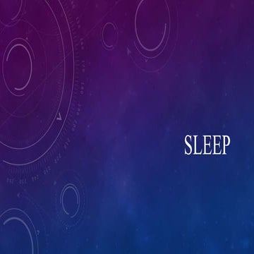 Sleep presentation | PPT