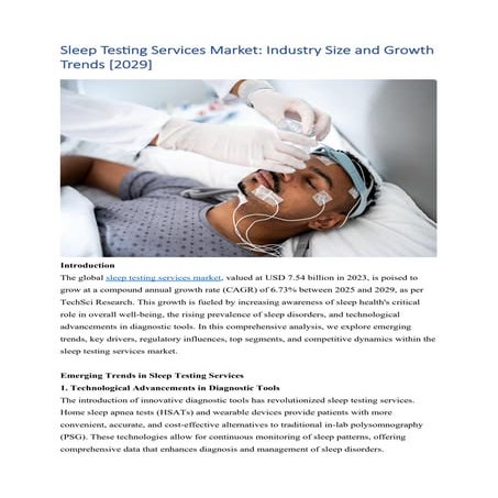 Sleep Testing Services Market: Unveiling Competition, Size, and Robust ...