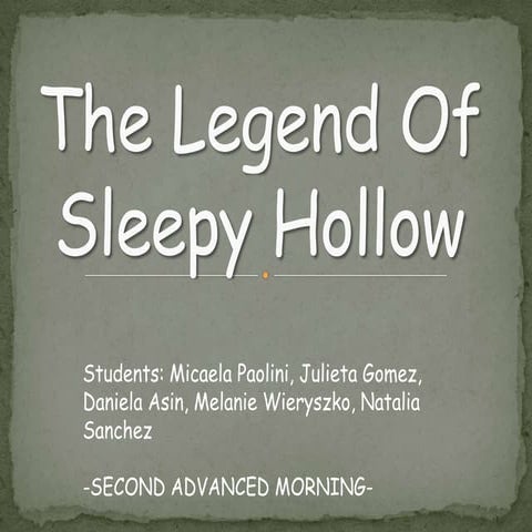Sleepy hollow 8 | PPT
