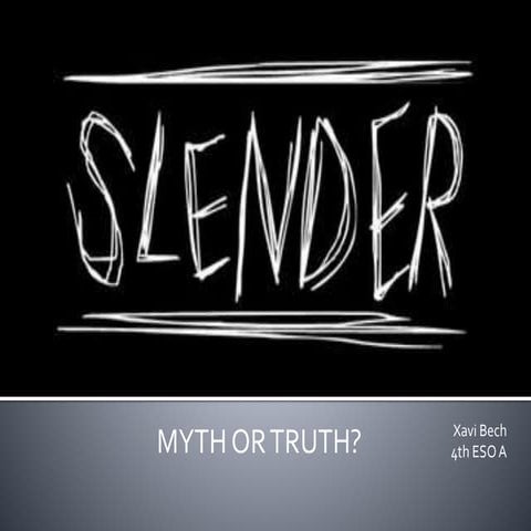 Slender man | PPTX