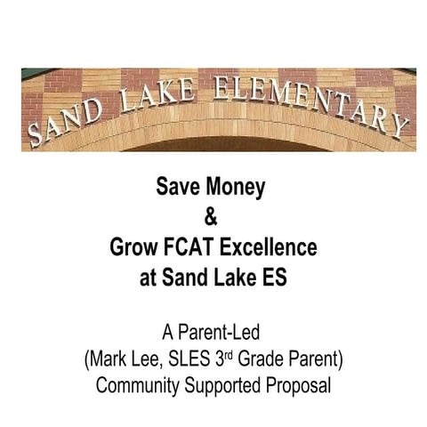 SLES K-8 Presentation to OCPS | PPT