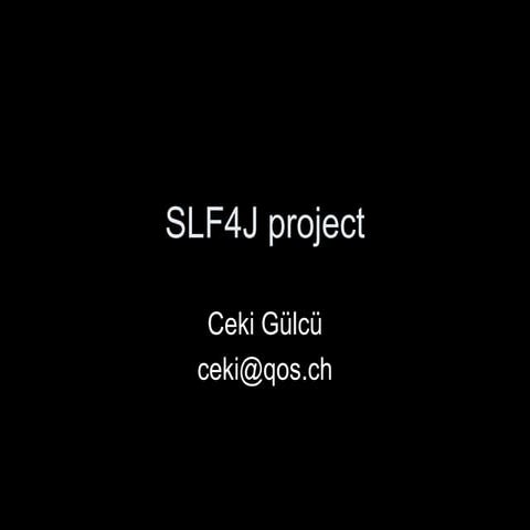 slf4j-in-10-slides Jakarta Commons Logging | PPT