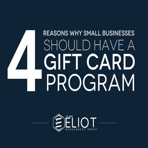4 Reasons Why Small Businesses Should Have a Gift Card Program | PDF