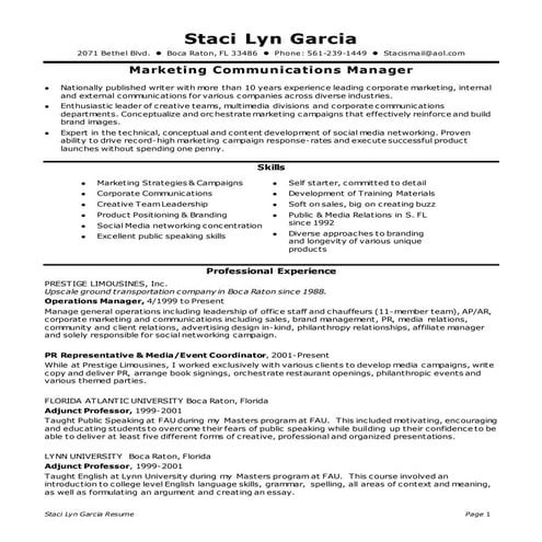 Slg Resume | DOCX