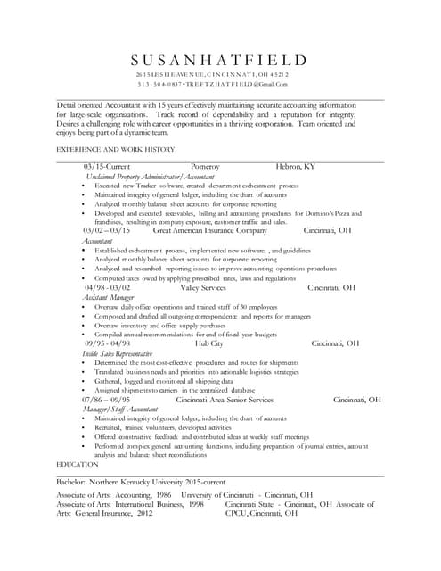 F.Corsaro Resume | PDF | Business Accounting & Finance | Business