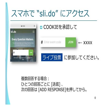 sli.doへの誘導 | PPT
