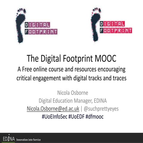 The Digital Footprint MOOC: A Free online course and resources ...