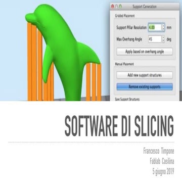 Software di slicing e parametri | PDF