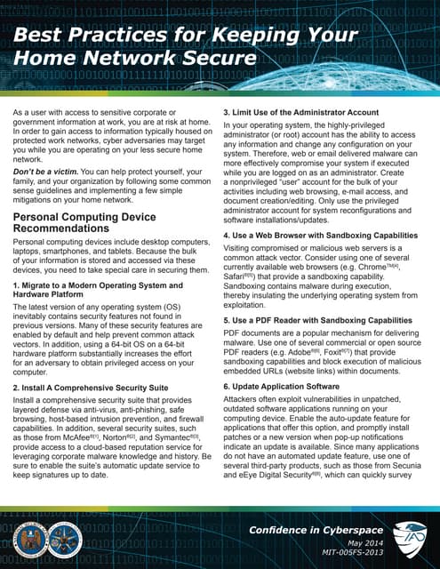 Check-Computer-Networks-to-Ensure-Safe-Operation-Johua-2nd.pptx | Information and Network ...