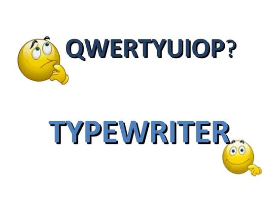 Introduction to keyboarding & document processing_PPT1.pptx | Computer ...