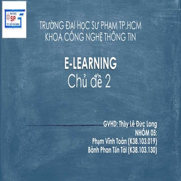 Slide_chude2_nhom5_elearning | PPTX