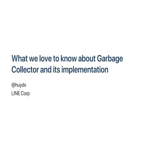 Some note about GC algorithm | PPT