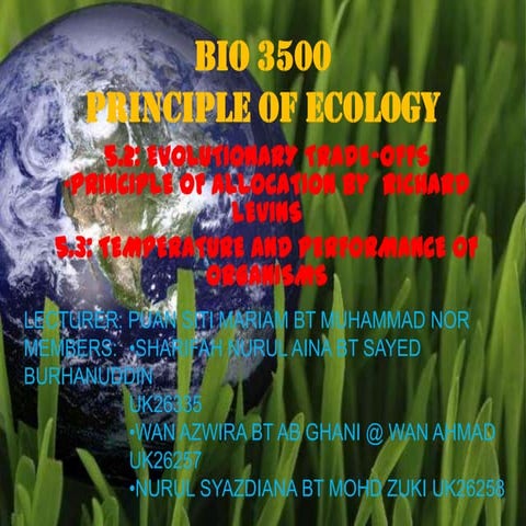 Principle Ecology | PPT