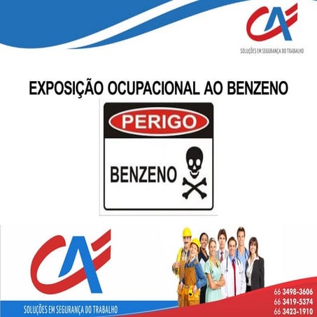 SLIDE - BENZENO produto perigoso a saude.pptx