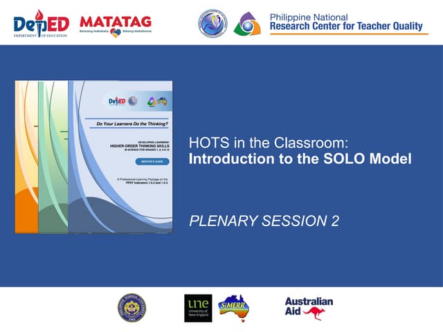 Introduction to SOLO taxonomy | PPTX