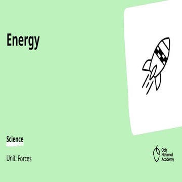 energy and energy resources for key stage 3 | PPTX