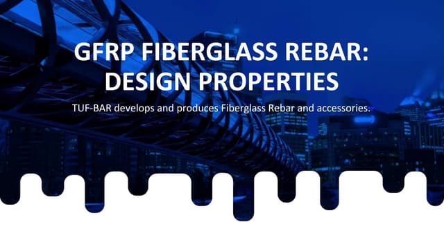 What is GFRP (Glass Fiber Reinforced Polymer) Rebar.pptx | Construction ...