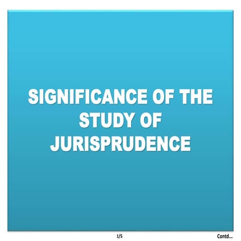 Introduction to Jurisprudence | PPTX