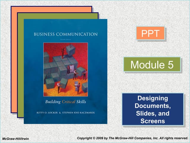 Five principles of document design | PPT