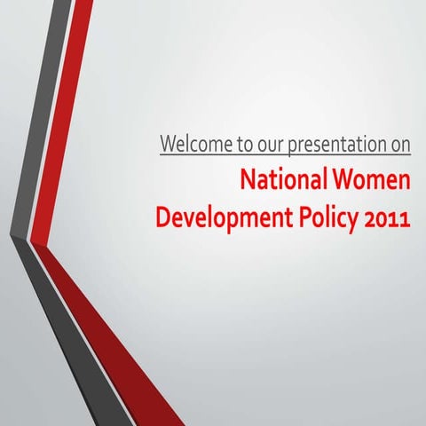 5 components of women empowerment | PPTX