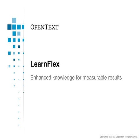 OpenText Learning Solutions | PPTX