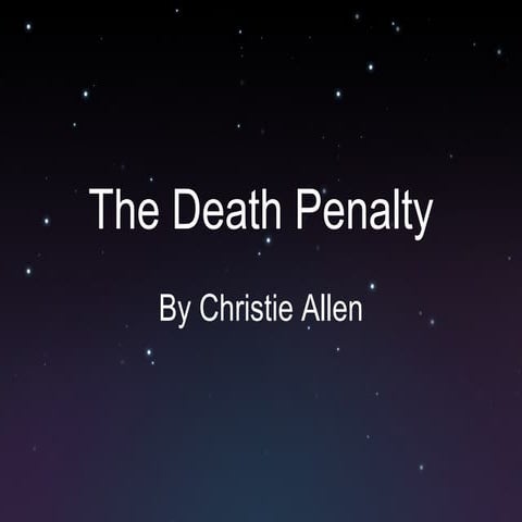 Capital punishment | PPT