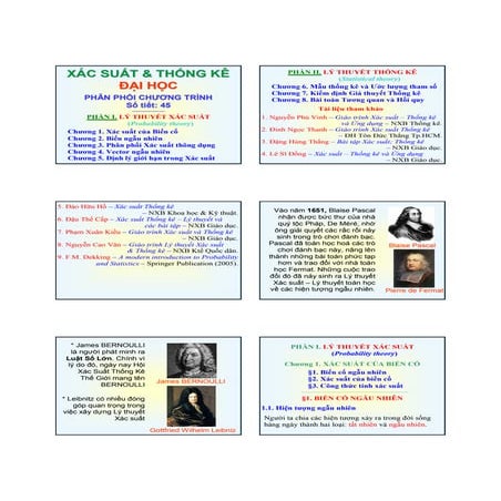 Slide xac suat thong ke | PDF