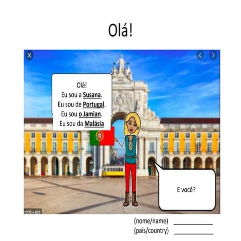 Portuguese beginner slide that could help | PPT