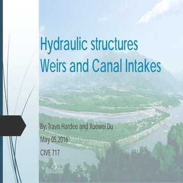 Presentation on notches and weirs | PDF